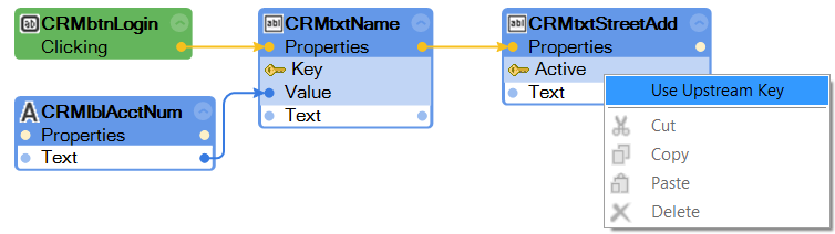 Using the Upstream Key/Override Key