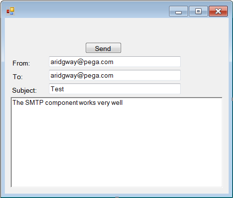 Using the SMTP component