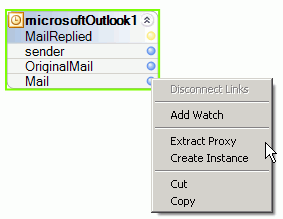 Using the MicrosoftOutlook Component